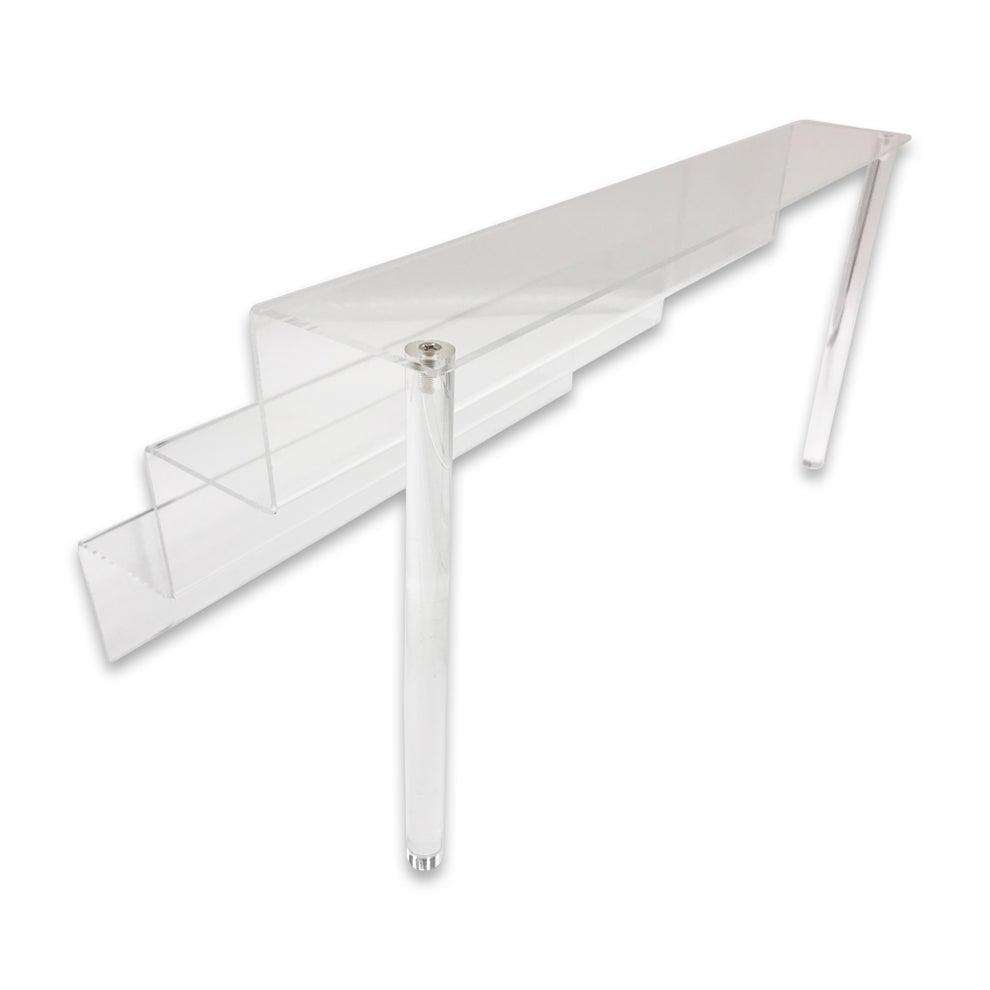 3 Tier 18" Wide Acrylic Riser – CuteBox Company